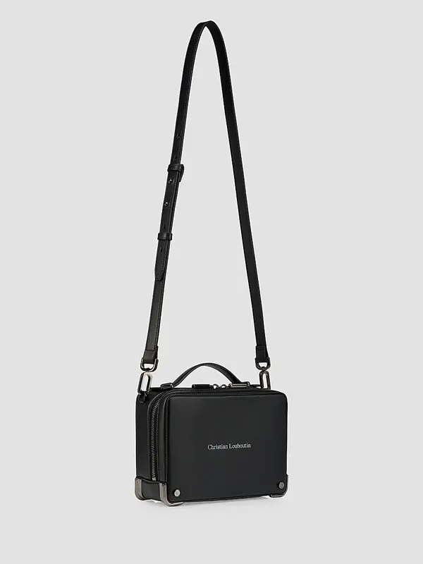 CHRISTIAN LOUBOUTIN Tactical Small Leather Briefcase