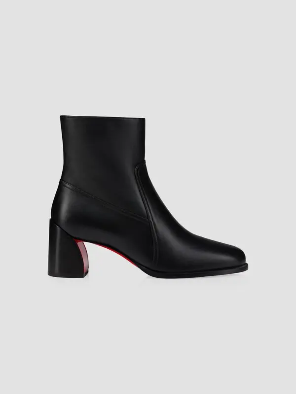 CHRISTIAN LOUBOUTIN Ira Zipped Booties - Black