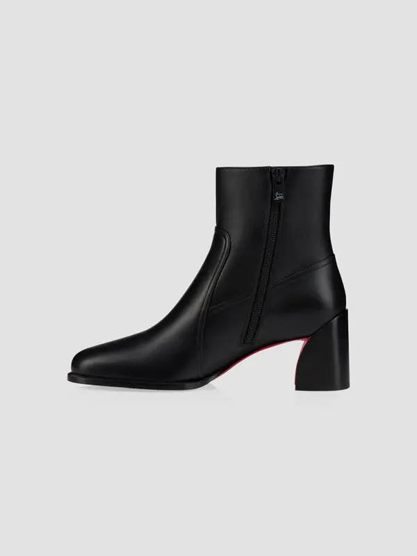 CHRISTIAN LOUBOUTIN Ira Zipped Booties - Black