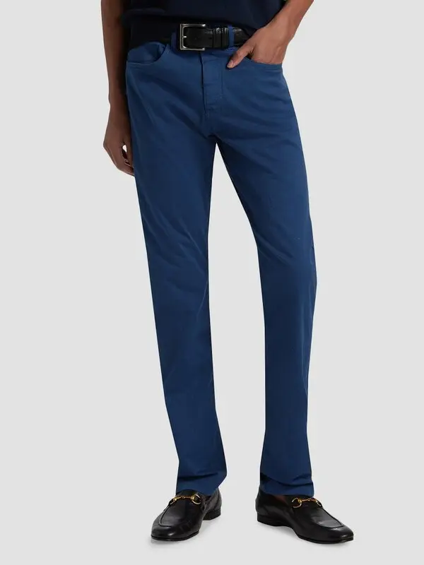 Canali Stretch Cotton 5-pocket Jeans