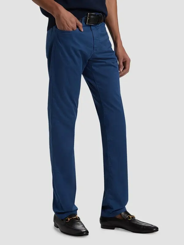 Canali Stretch Cotton 5-pocket Jeans