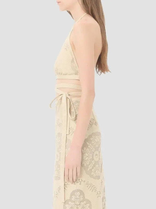 Valentino Garavani Floral Stamp Blanket Top