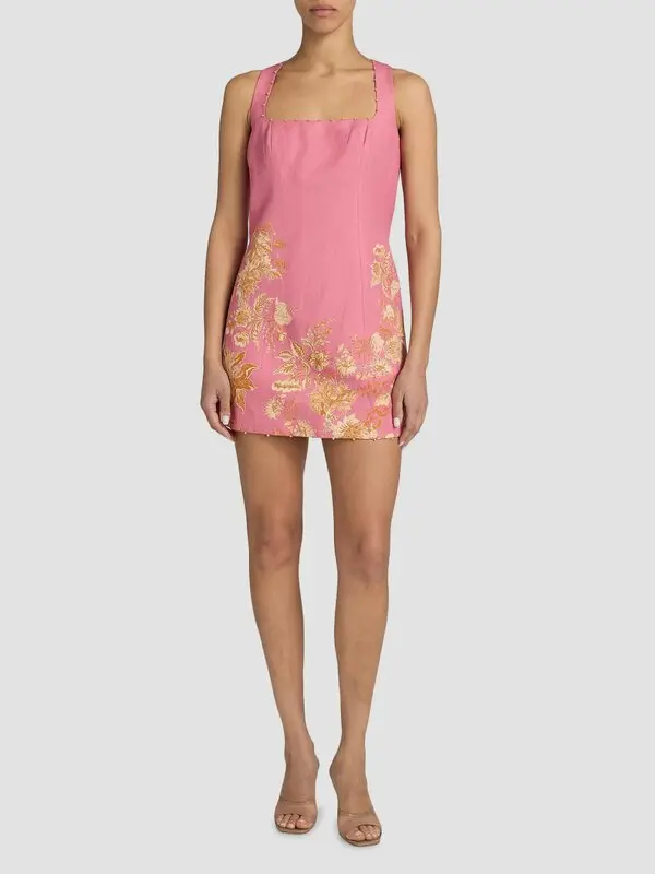 Hemant & Nandita Floral A-line Minidress