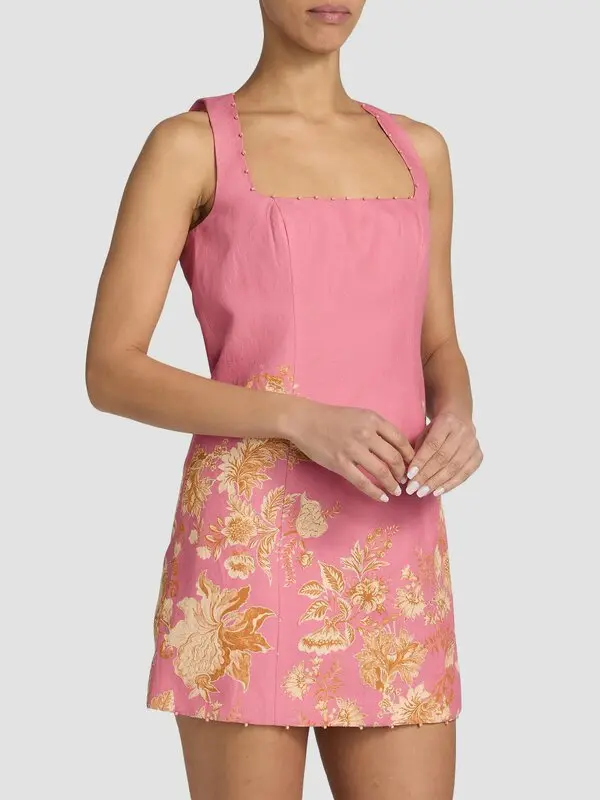 Hemant & Nandita Floral A-line Minidress