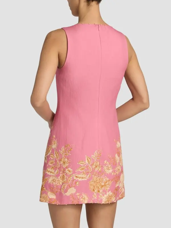 Hemant & Nandita Floral A-line Minidress