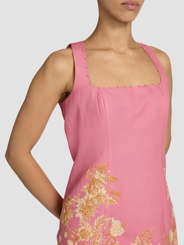 Hemant & Nandita Floral A-line Minidress