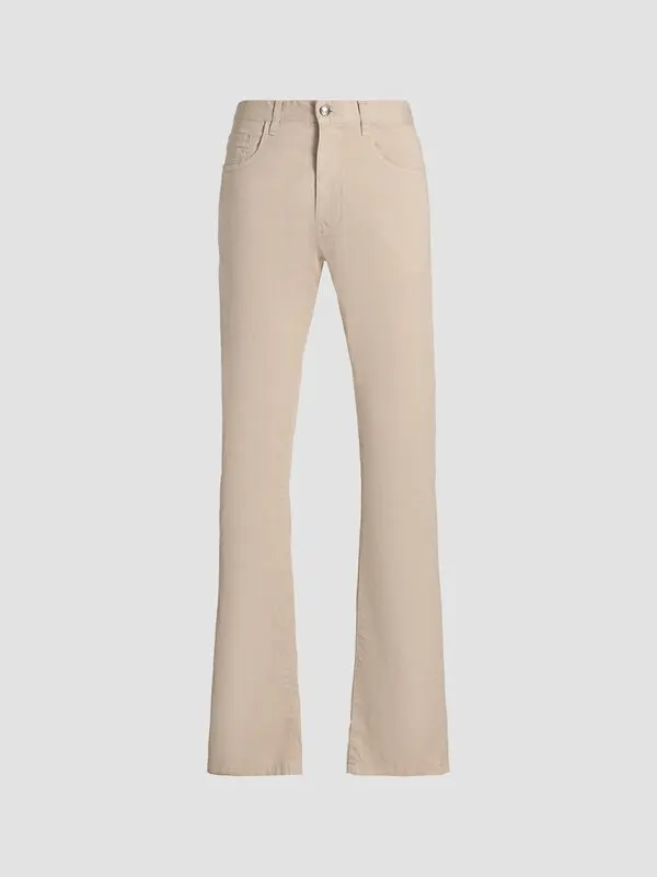 Canali Stretch-cotton 5-pocket Pants