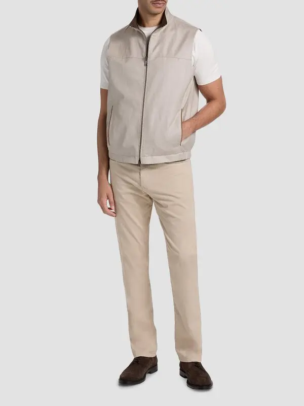 Canali Stretch-cotton 5-pocket Pants