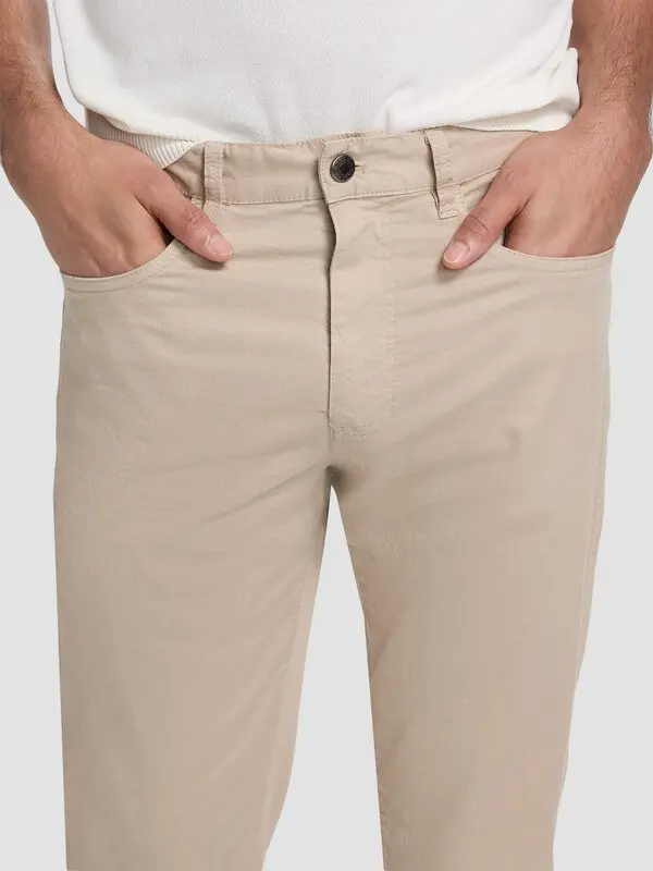 Canali Stretch-cotton 5-pocket Pants