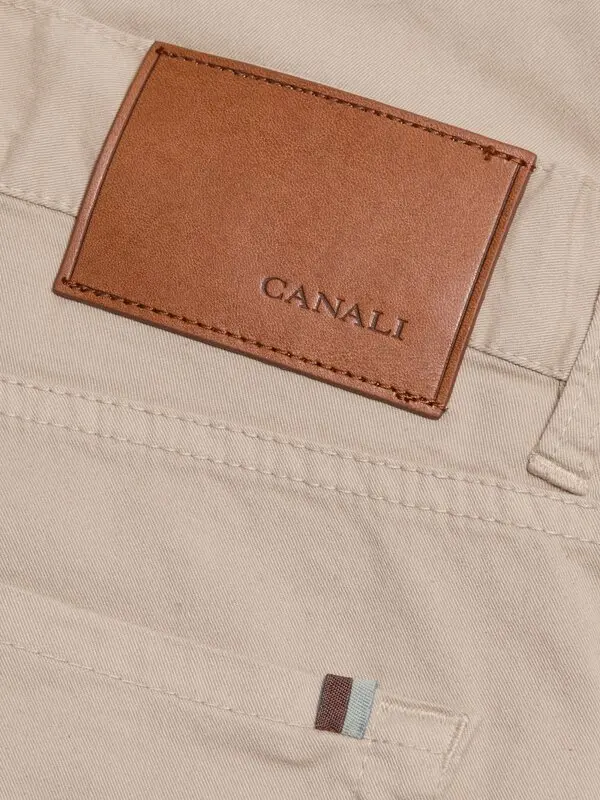 Canali Stretch-cotton 5-pocket Pants