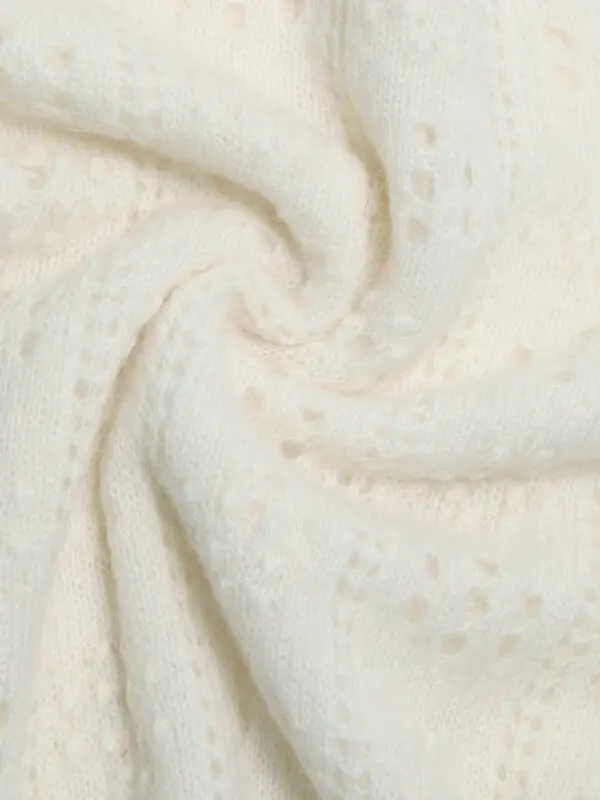 DÔEN Emiliana Pointelle Knit Sweater