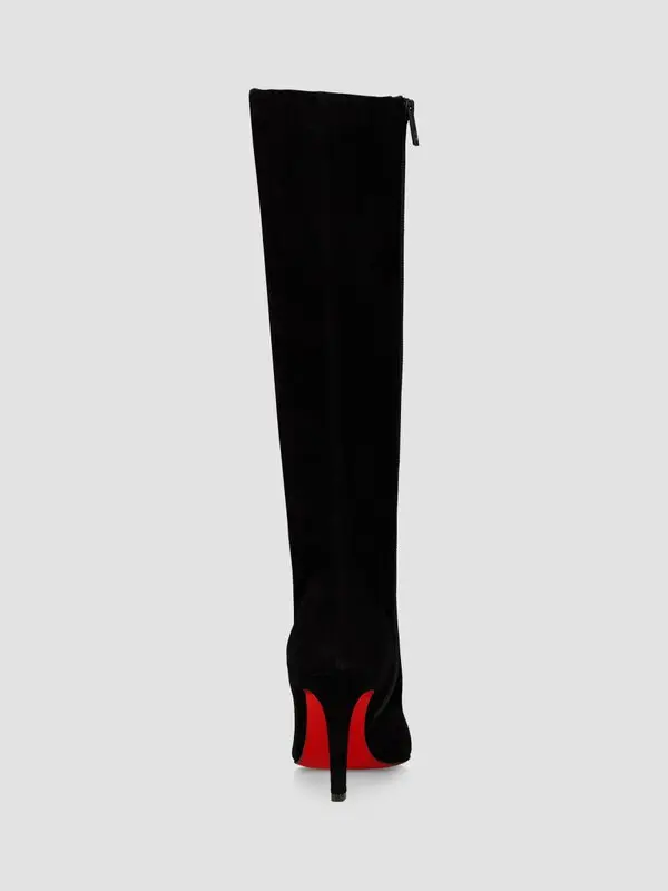 CHRISTIAN LOUBOUTIN Fannylove Tight Botta Knee High Boots - Black