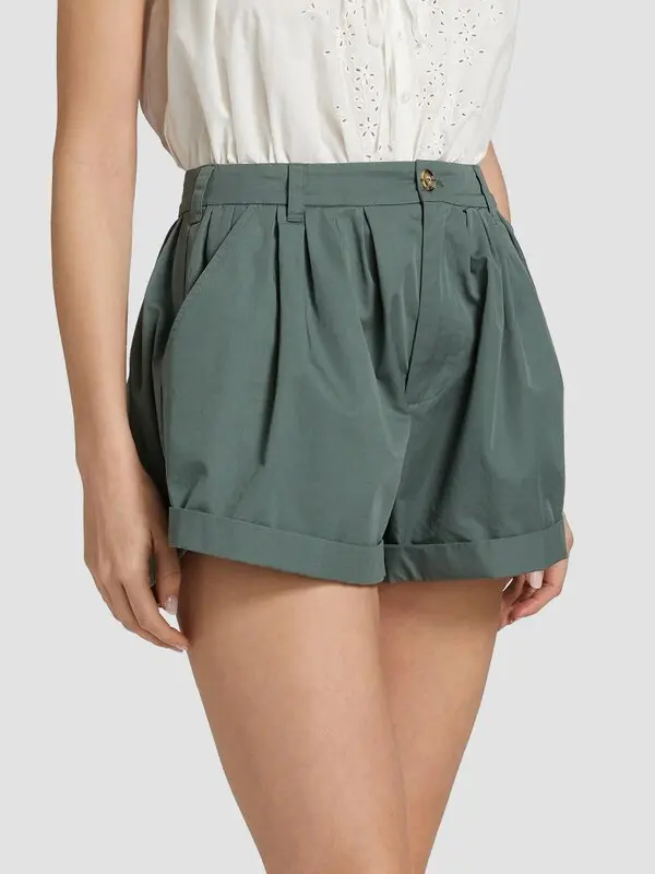 DÔEN Paige Bubble Shorts - Lagoon