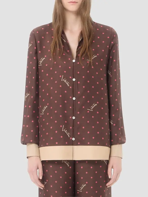 Valentino Garavani Stelline Firma Starry Twill Shirt