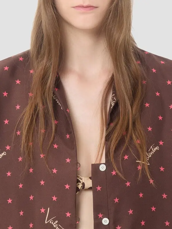 Valentino Garavani Stelline Firma Starry Twill Shirt