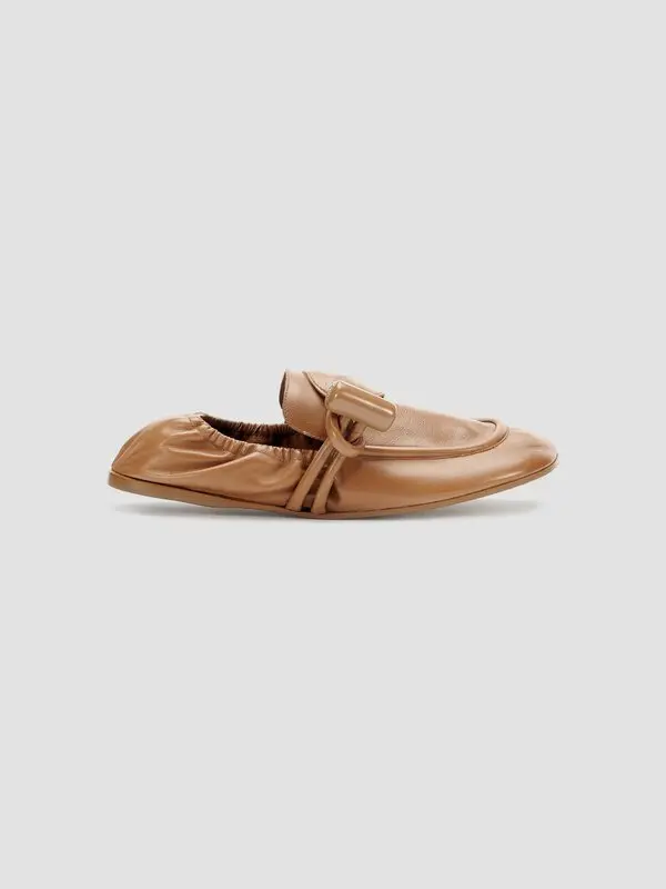 Loewe Toggle Leather Loafers