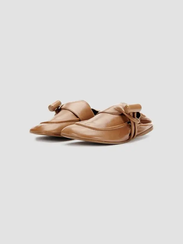 Loewe Toggle Leather Loafers