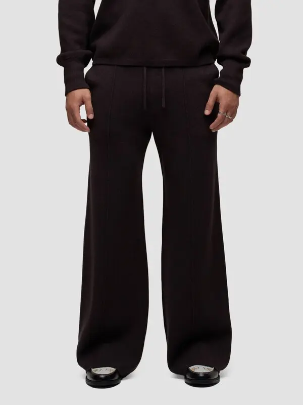 Hudson Jeans Foldout Cotton-cashmere Pants - Motor