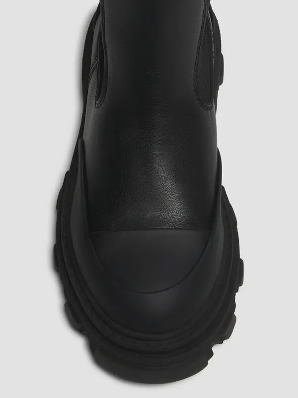 GANNI Cleated Knee-high Chelsea Boots
