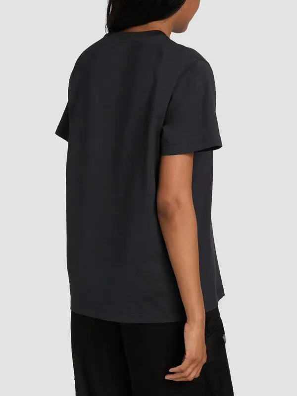 GANNI Rose Graphic T-shirt - Phantom