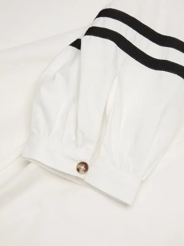 Ciao Lucia Palina Cotton Poplin Striped Minidress