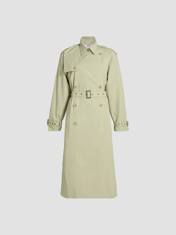Ronny Kobo Cohen Double-breasted Belted Raincoat