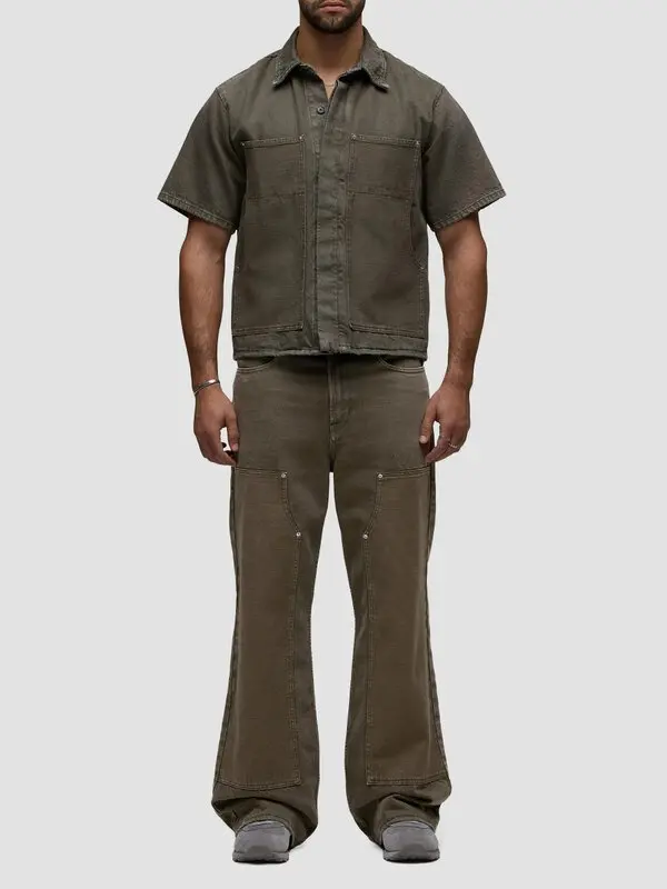 Hudson Jeans Carpenter Denim Short-sleeve Shirt