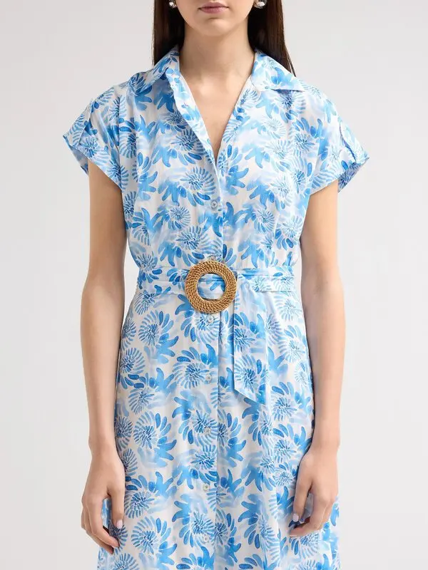 RO'S GARDEN Catherine Floral Cotton Dress