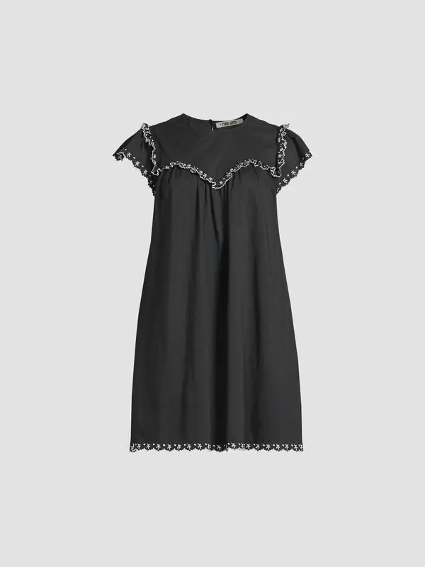 Ciao Lucia Mari Cotton Voile Babydoll Minidress