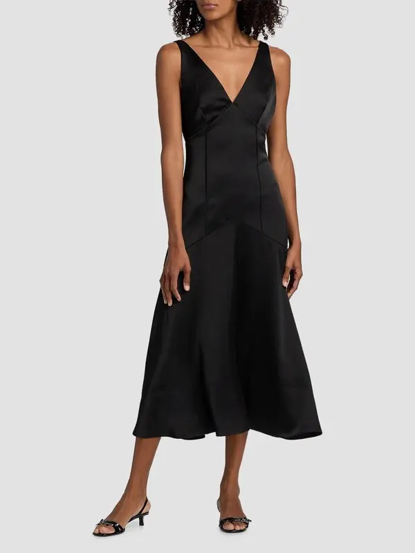 KIKA VARGAS Lotte A-line Midi-dress
