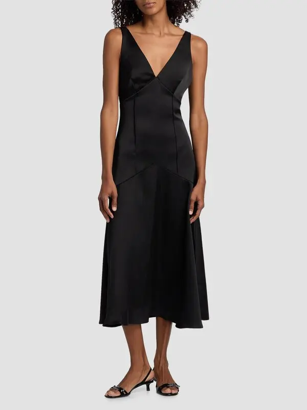 KIKA VARGAS Lotte A-line Midi-dress