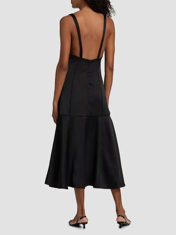 KIKA VARGAS Lotte A-line Midi-dress