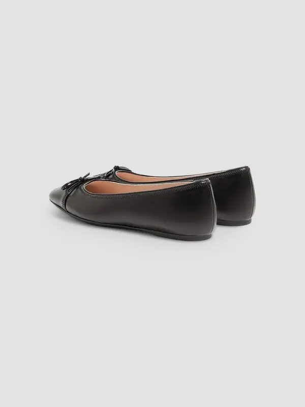 Valentino Garavani Vlogo Signature In Nappa 05mm Ballerinas - Black