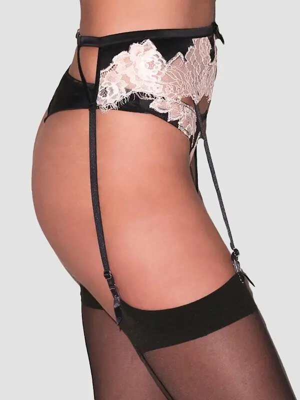 FLEUR DU MAL Juliet Silk & Lace Thong