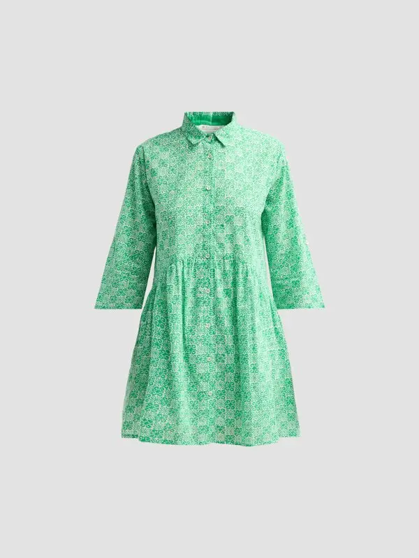 RO'S GARDEN Deauville Cotton Shirtdress