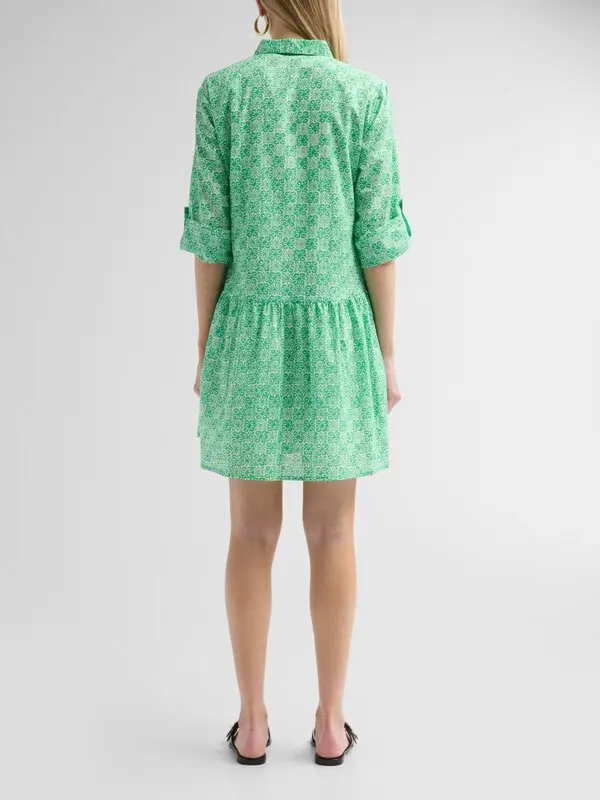 RO'S GARDEN Deauville Cotton Shirtdress
