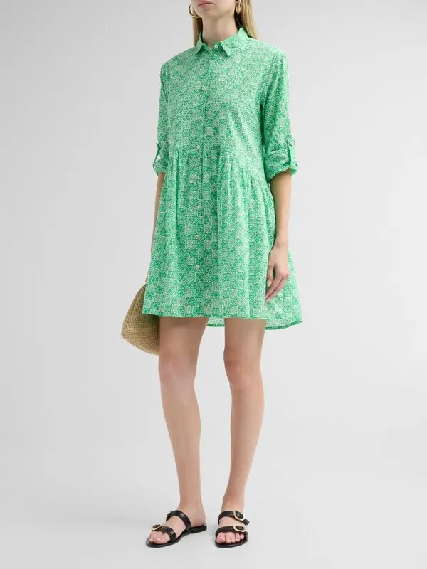 RO'S GARDEN Deauville Cotton Shirtdress