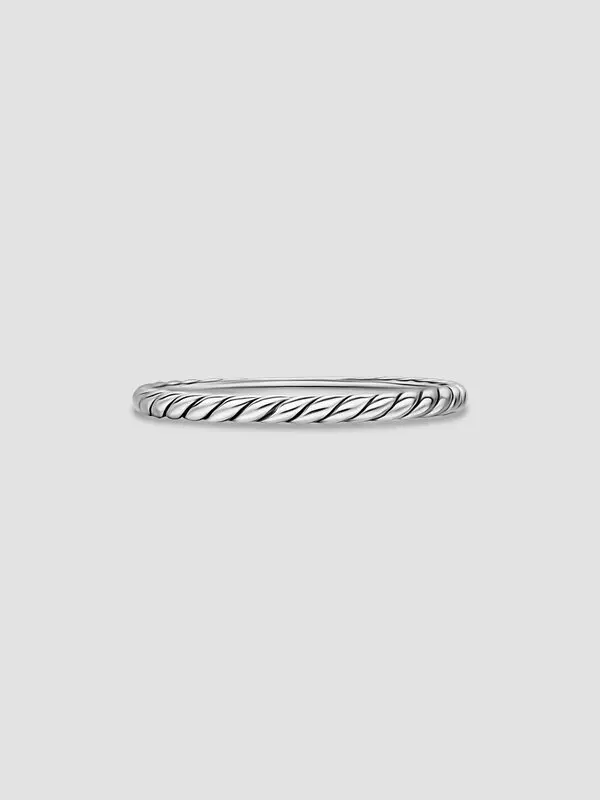 David Yurman Sterling Band Ring - Silver