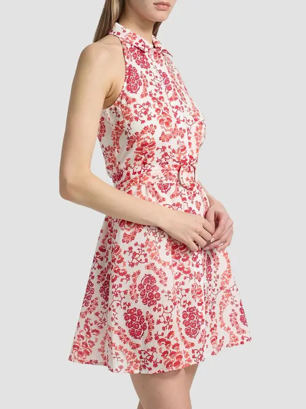 RO'S GARDEN Regina Floral Cotton Minidress