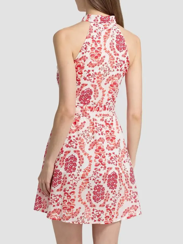 RO'S GARDEN Regina Floral Cotton Minidress