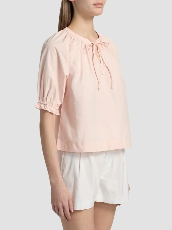 Ciao Lucia Esti Tieneck Cotton Poplin Top