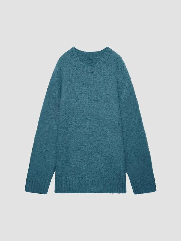 THE ELDER STATESMAN Milo Textured Cashmere Sweater