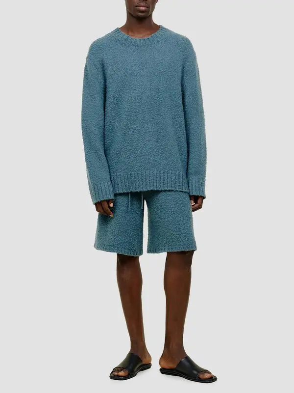 THE ELDER STATESMAN Milo Textured Cashmere Sweater