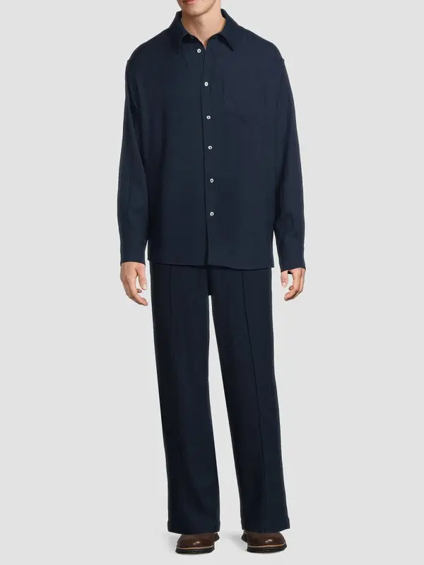 THE ELDER STATESMAN Cashmina Pocket Shirt