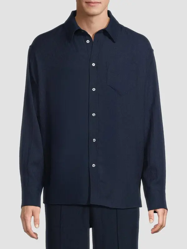 THE ELDER STATESMAN Cashmina Pocket Shirt