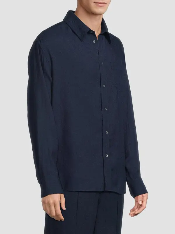 THE ELDER STATESMAN Cashmina Pocket Shirt