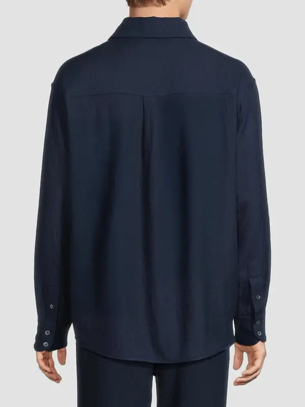 THE ELDER STATESMAN Cashmina Pocket Shirt