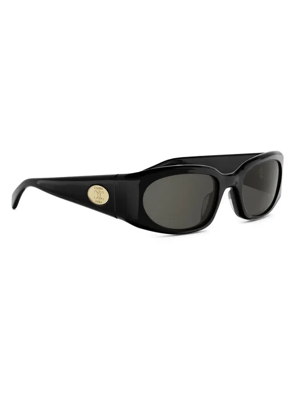 Celine Journey 55mm Rectangular Sunglasses