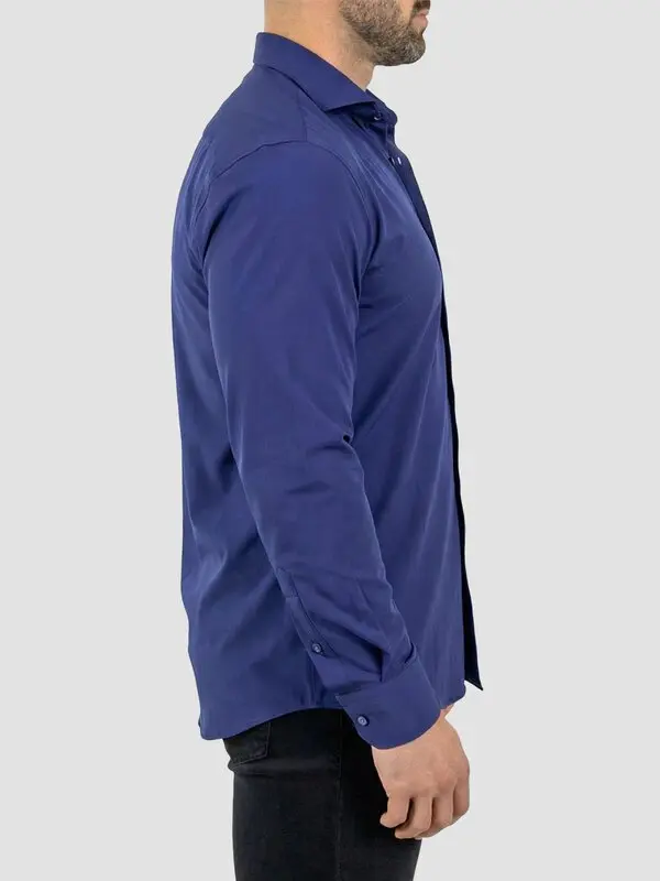 MACEOO Eins Stretch Shirt - Blue