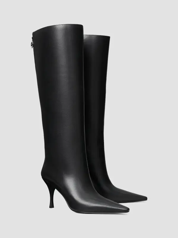 Tory Burch Charlie 90mm Leather Knee-high Boots